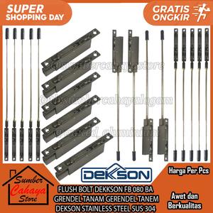 Jual FLUSH BOLT PLATE DEKKSON FB 808 BA GRENDEL TANAM PINTU LIPAT ...