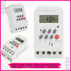 Jual MURAH COD KAMPA MCB Power Timer Programmable Time Switch Relay 25A ...