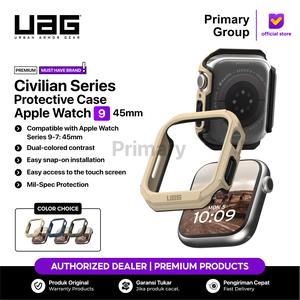 Jual Case Apple Watch 9 8 7 45mm UAG CIVILIAN Rugged Military Grade Protective Bumper Case ...