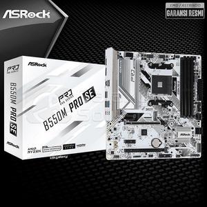 Promo Asrock B550M PRO SE AMD AM4 B550 DDR4 Motherboard Cicil 0% 3x ...