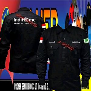 Jual kemeja Indihome baju Indihome seragam Indihome Pdh Indihome kemeja ...
