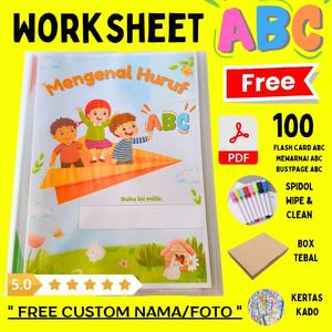 Jual Worksheet Mengenal Huruf ABC/ Worksheet Huruf Abjad/ Worksheet ...