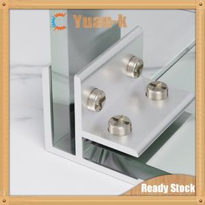 Jual Siku Jepit Kaca / Siku Penjepit Kaca / Konektor Jepit Kaca / Glass ...