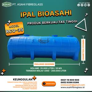 Jual Jual Ipal Puskesmas - Ipal Bioasahi Cap. 35000 liter - instalasi ...
