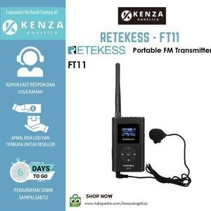 Jual RETEKESS FT11 - Portable Broadcast and FM Transmitter - Jakarta ...
