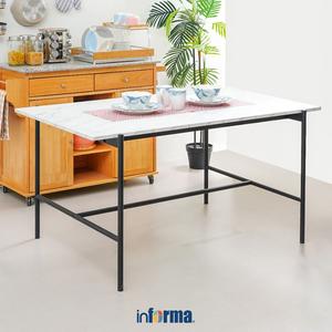 Promo Informa Jordie Meja Makan - Abu-Abu Dining Table Dinner Table ...