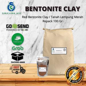 Jual baru! Red Bentonite Clay / Lempung Bentonit Merah 100 gram ...