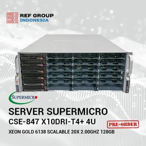 Jual Supermicro CSE-847 X10DRI-T4+ 4U Server 36x 3,5" SAS 12G LFF 2x ...