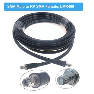 Jual lmr400 cable sma male to rp sma female 50 ohm low loss rf adapter ...