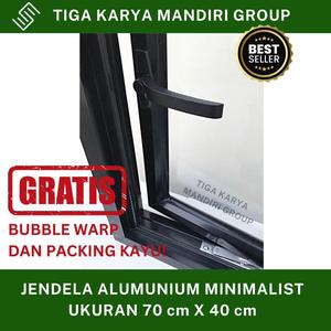 Jual Jendela Alumunium - 70x40 cm Aluminium Window Minimalis Bisa ...