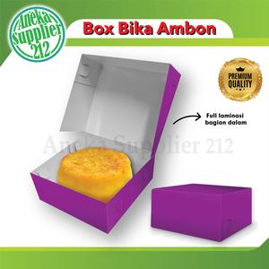 Jual Box Kue BIKA AMBON Tebal Eksklusif - Putih Polos, 20x20x6cm ...