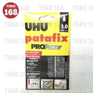 Jual Uhu Patafix Pro Power 3 Kg/Glue Tack/Lem Serbaguna Hitam 21 Pad ...