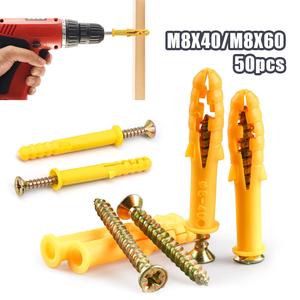 Jual 50 Set Angkur Baut Tembok Sekrup Dinding Tembok Angkur Nylon ...