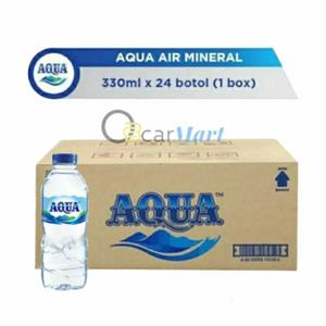 Jual GSV Air Mineral AQUA 330ml 1 dus isi 24 Botol Mini GSV - Jakarta ...