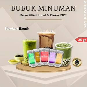 Jual Bubuk Minuman Aneka Rasa Sachet 25 gr Premium - GREEN TEA - Kab ...