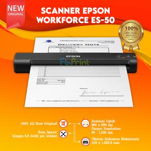 Jual Scanner Epson WorkForce ES-50 Sheetfed Portable Document Scanner ...