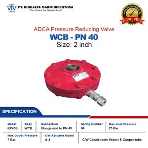 Jual ADCA Pressure Reducing Valve PN 40 WCB - 2 Inch - Kota Medan - VTV ...