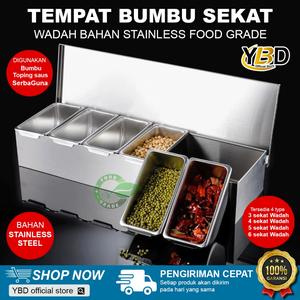 Promo Seasoning Box Kotak Bumbu Stainless / Tempat Bumbu Serbaguna ...