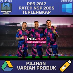 Jual PES 2017 Pro Evolution Soccer - Patch 2025 - NEW GENERATION - ALL IN ONE - Game PC/Laptop ...
