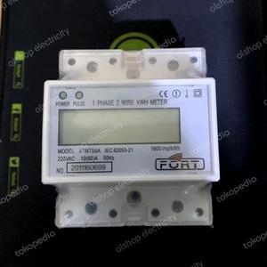 Jual Kwh meter digital 1 phase 2 wire 10(60)A 50 Hz merek Fort Best ...