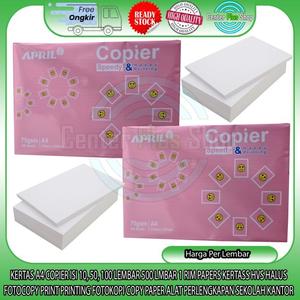 Jual KERTAS A4 75 GSM COPIER APRIL BY PAPER KERTAS HALUS FOTOCOPY ...