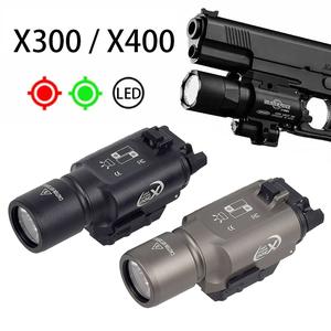Jual Tactical Surefire X300 X400 X400U Ultra Red Green Laser Sight LED ...