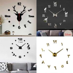 Jual Jam Dinding 80-130cm Besar DIY Giant Wall Clock Quartz Unik Design ...