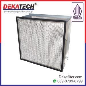 Jual HEPA Filter H14 24”24”6” DEKATECH 610 x 610 x 150 mm AHU HVAC ...
