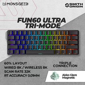 Jual AKKO MonsGeek FUN60 ULTRA TRIMODE Wireless Magnetic Switch Hall ...