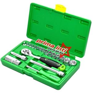 Jual Kunci Sok Set Tekiro 21 pcs 6 pt 1/4" -3/8" Pembuka Mur Dan baut - Sock Set Tekiro - Kab ...