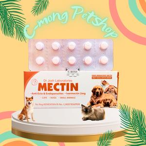 Jual Mectin Ivermectin 2mg Obat Anti Parasit Untuk Kucing Anjing dan ...