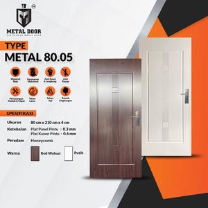 Jual Pintu Kamar | Pintu Baja Metal Door 80.05 - Putih - Jakarta Timur ...