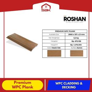 Jual Wall Cladding WPC | Decking WPC | Premium WPC Plank 2900x157 ...