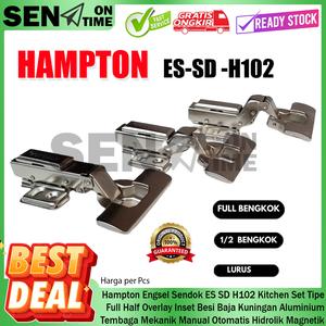 Jual Hampton Engsel Sendok ES SD H102 Tipe Full Half Overlay Inset Besi ...
