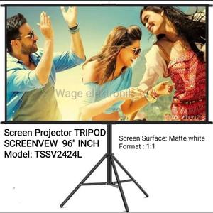 Jual Screen Projector Tripod 96" Screen View - Layar Pake kaki - Jakarta Pusat - Wage elektronik ...