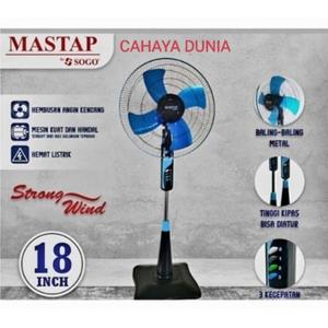 Jual MASTAP STAND FAN TORNADO 18inch M-180H/KIPAS ANGIN BESI BERDIRI ...