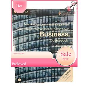 Jual BUKU Cambridge AS and A Level Business Coursebook 3rd, 3rd Revised and 4th Edition IGCSE ...