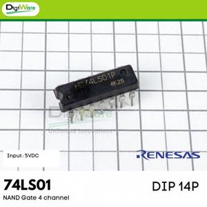Jual 74LS01 IC NAND gate 4 channel dengan packaging DIP-14. - Kota Surabaya - DigiWare Store ...