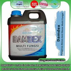 Jual Damdex Campuran Tambahan Aditif Beton 1 Liter Pengeras Perekat ...