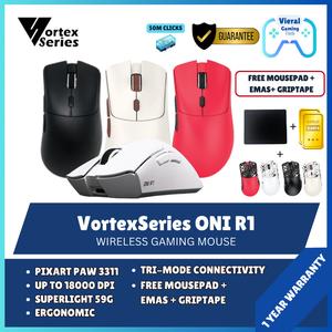 Jual Vortexseries Oni R1 Lightweight Mouse Gaming Ergonomic Bonus ...