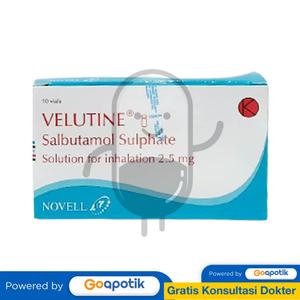 Jual VELUTINE CAIRAN INHALASI 2.5 ML BOX 10 VIAL - Kab. Garut - Apotek ...