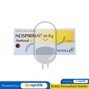 Jual NOSPIRINAL 80 MG BOX 50 TABLET - Kota Bekasi - Apotek Rafael Farma ...
