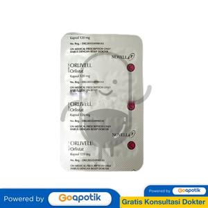 Jual ORLIVELL 120 MG STRIP 10 KAPSUL - Kota Surabaya - Apotek Duta ...