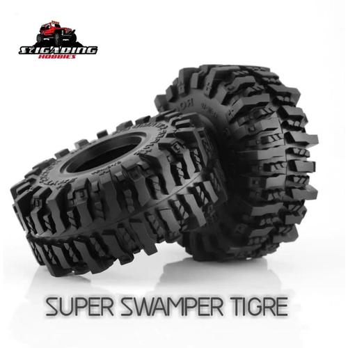 Jual 4 PCS 1.9 SOFT TIRE SUPER SWAMPER TIGRE 118x45mm RC ADVENTURE 1/10 ...