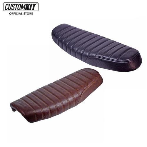 Promo Jok Cafe Racer Motif Garis Kawasaki W 175 - Customkit - Hitam ...