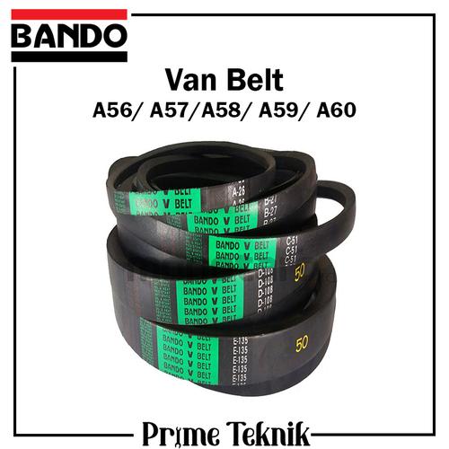 Jual Van Belt A56 A57 A58 A59 A60 Bando V-Belt A 56 57 58 59 60 V Fan ...