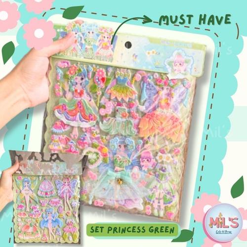 Promo [ CUTE MIL'S ] STICKER AESTHETIC 3D STICKER ANAK PRINCESS LUCU ...