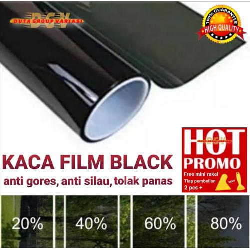 Jual IMPORT.!!! kaca film mobil rumah ruko kantor gedung warna black (hitam) gelap dari luar ...