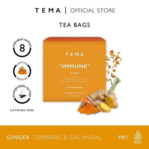 Promo TEMA Tea Bags - Wellness Tea - Immune/ Ginger Turmeric Galangal ...