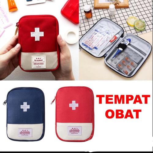 Jual [ P3K ] Medicine Korean travel medicine bag Tas Dompet OBAT - MERAH - Jakarta Barat ...